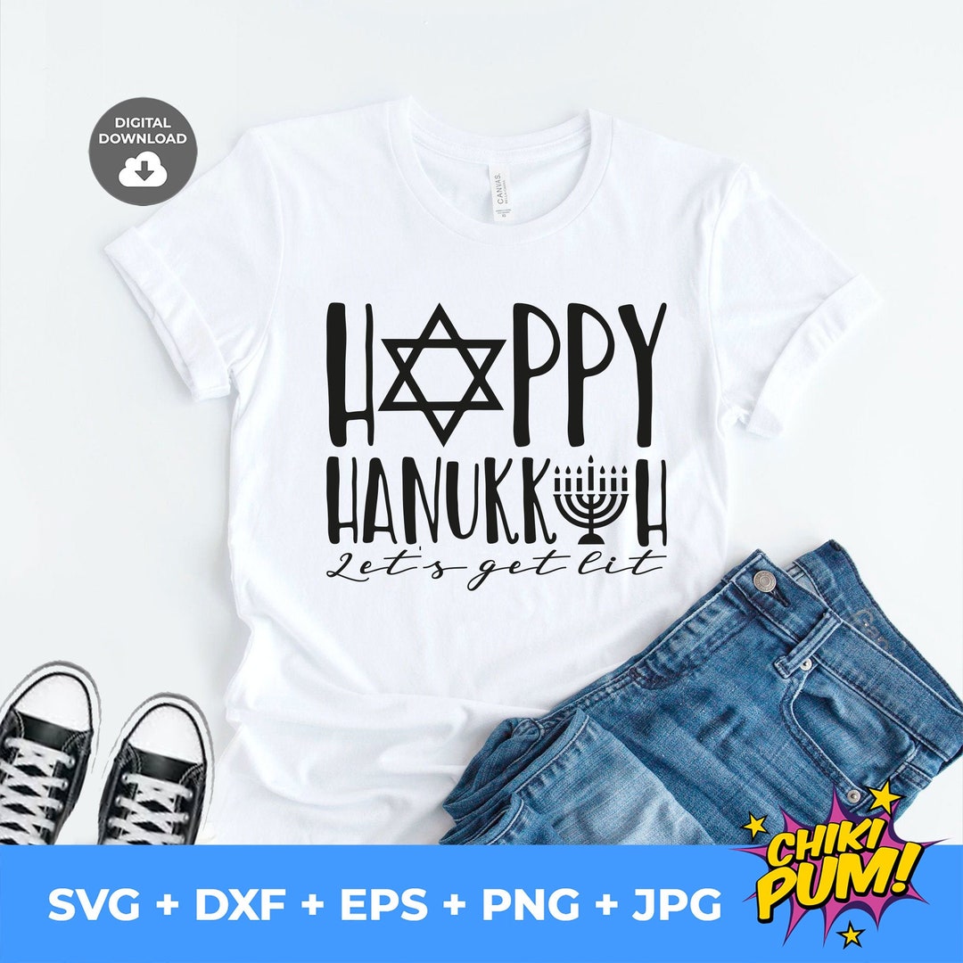 Happy Hanukkah SVG, Hanukkah SVG, Chanukah SVG, Svg File for Cricut ...