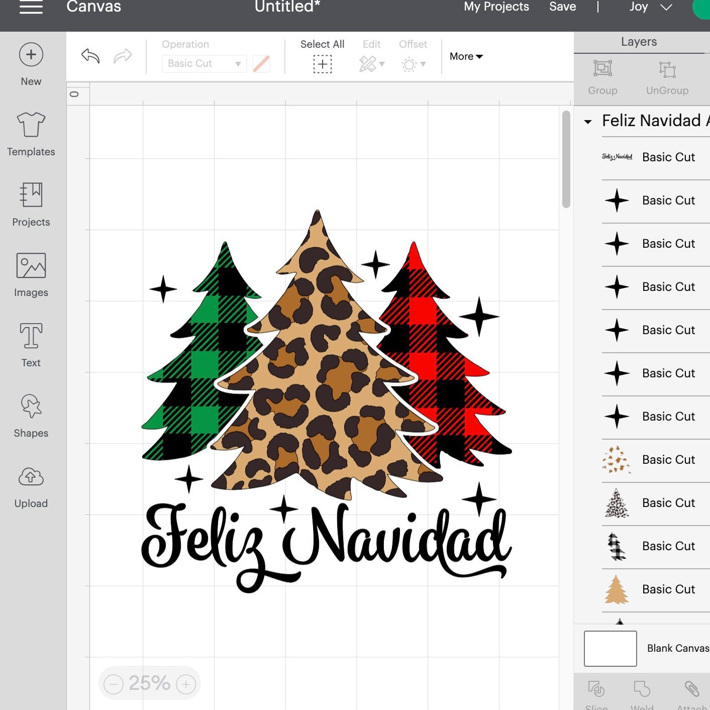 Feliz Navidad Christmas Tree SVG PNG: Spanish Shirt Design (digital ...
