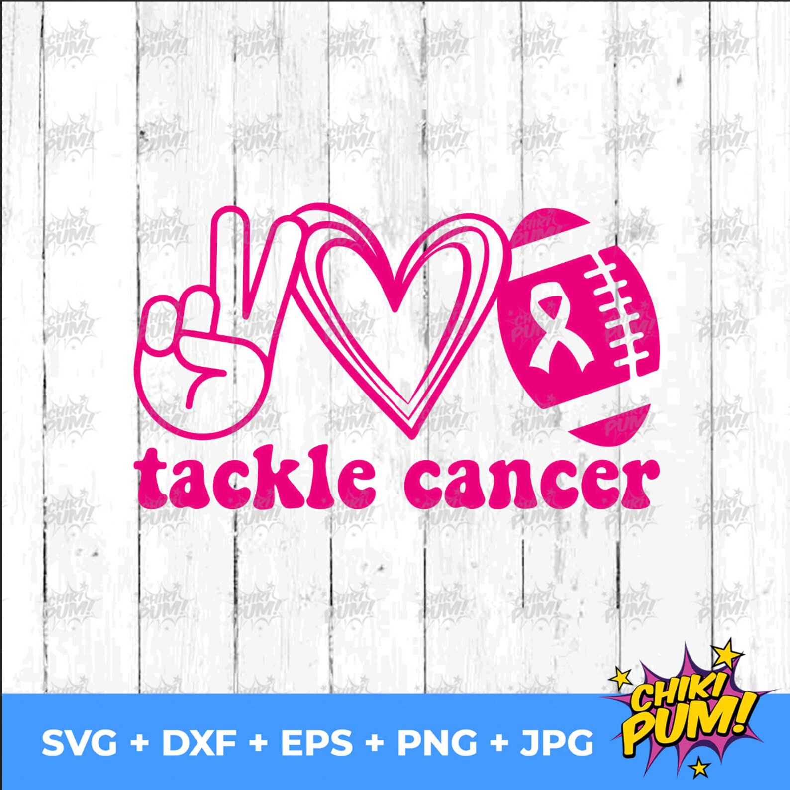 Tackle Cancer Svg Pink Out Svg Breast Cancer SVG Breast - Etsy