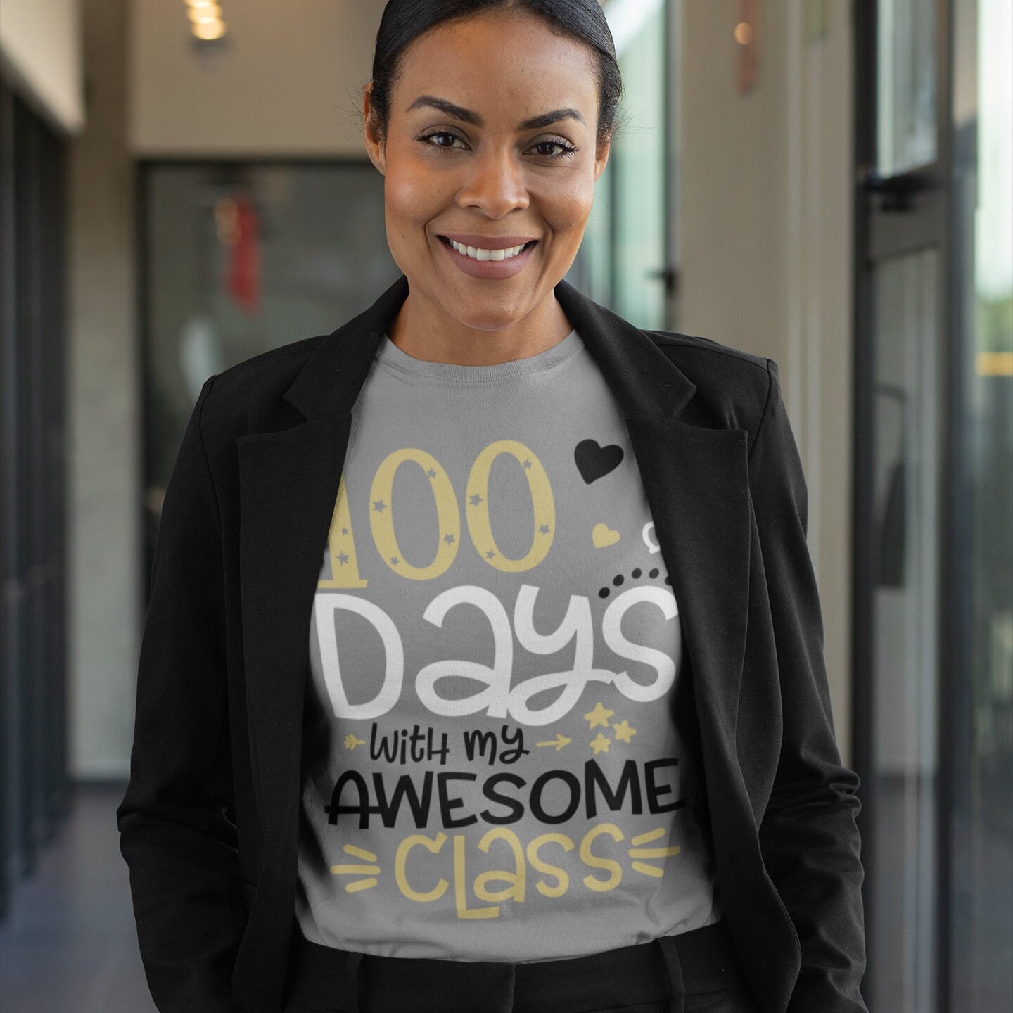 100 Days With My Awesome Class Svg 100 Days of School Svg - Etsy