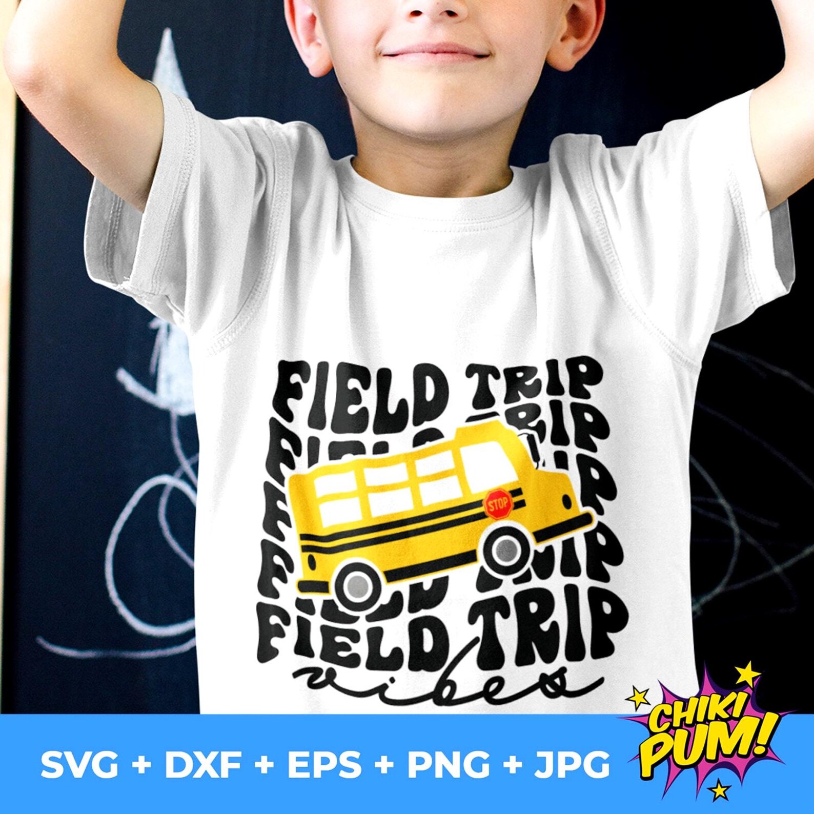Field Trip Vibes Svg, Field Day Svg, School Bus Svg, Fun Day Svg, Wavy ...