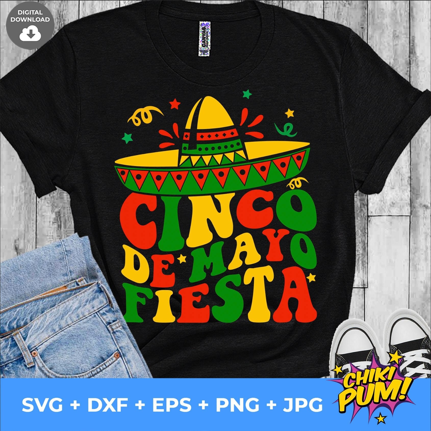 Cinco De Mayo SVG Fiesta SVG Mexican Party Mexican Hat - Etsy
