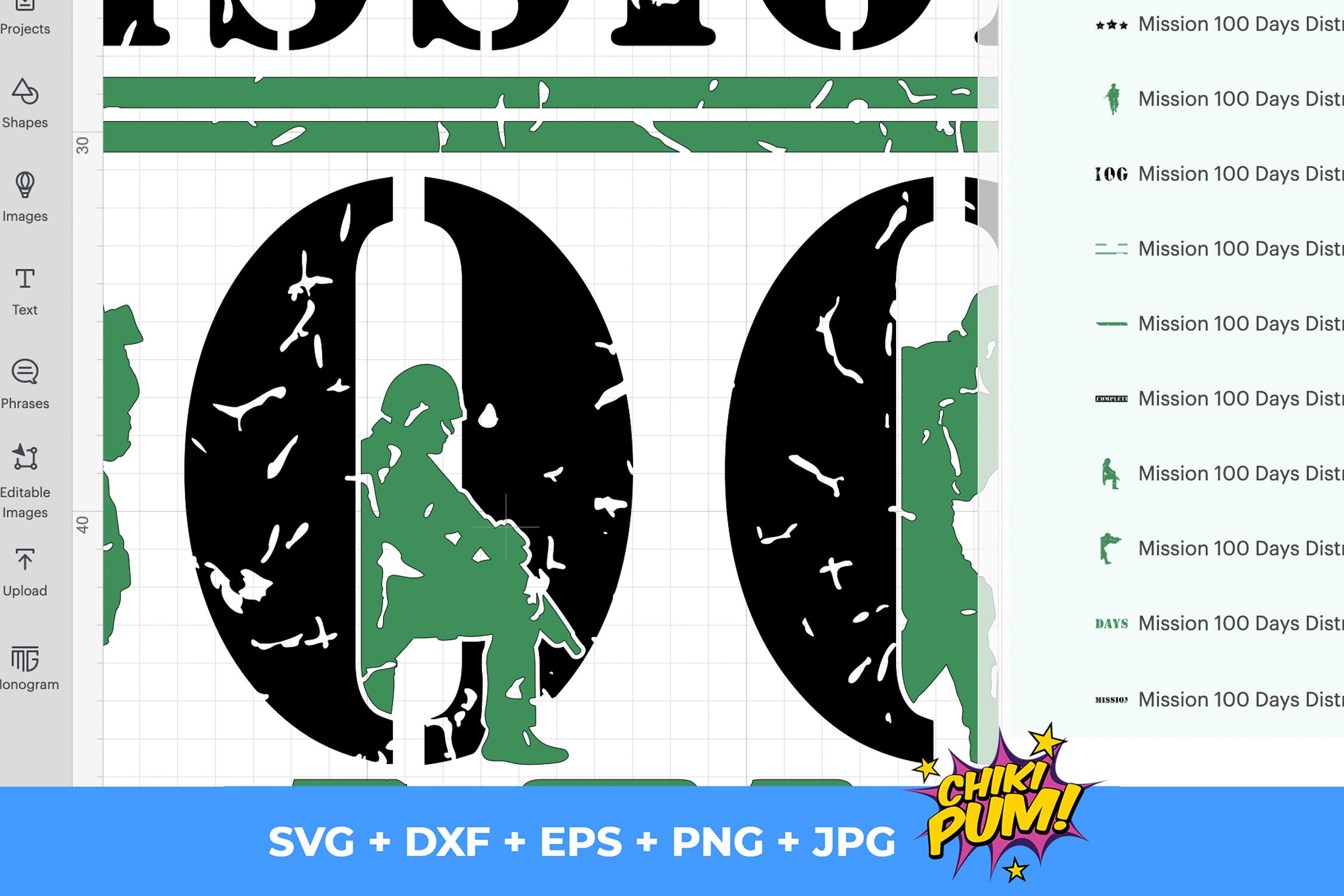 Mission 100 Days Complete Svg Military Svg 100 Days of - Etsy