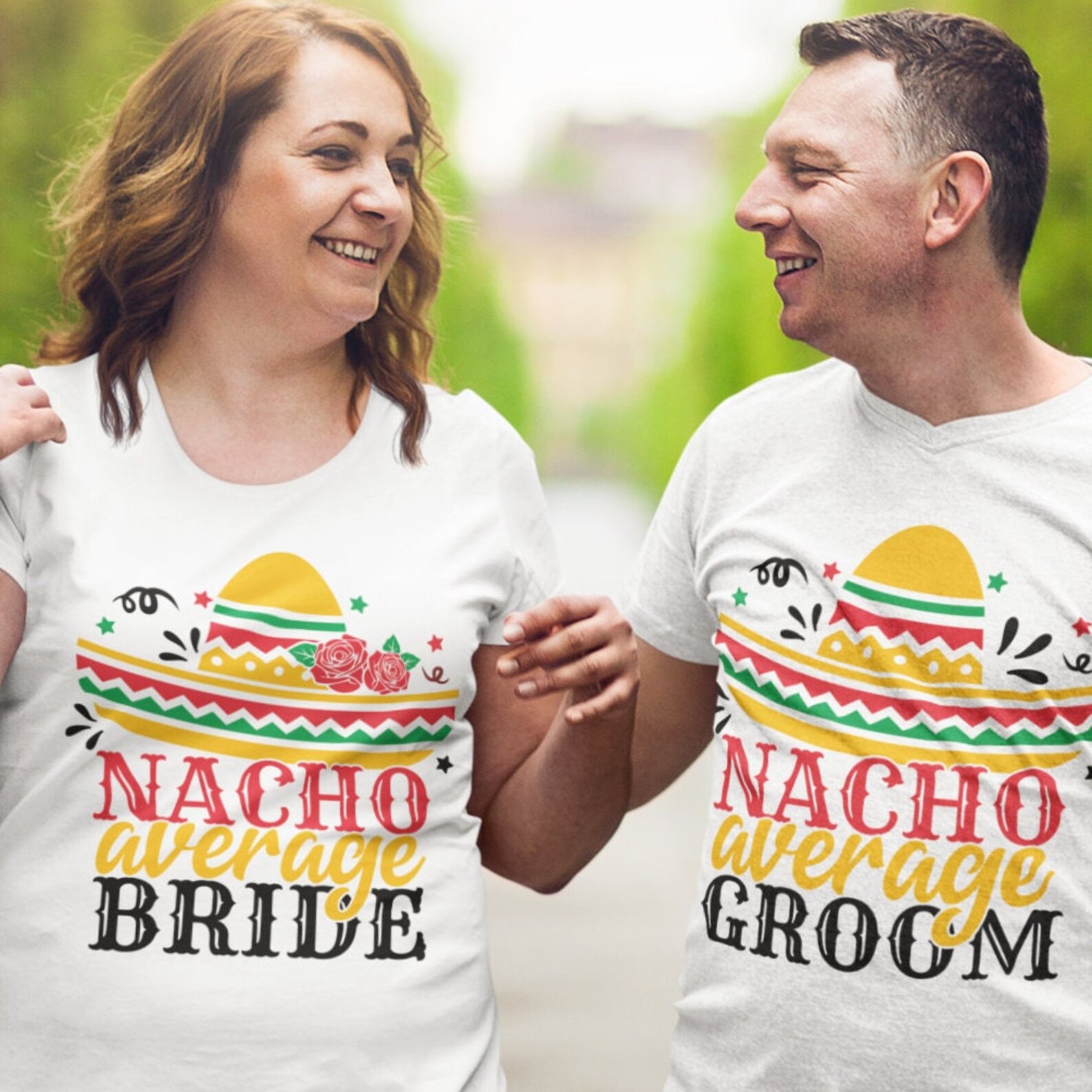 Nacho Average Bride and Groom SVG PNG: Taco Fiesta Wedding (digital ...