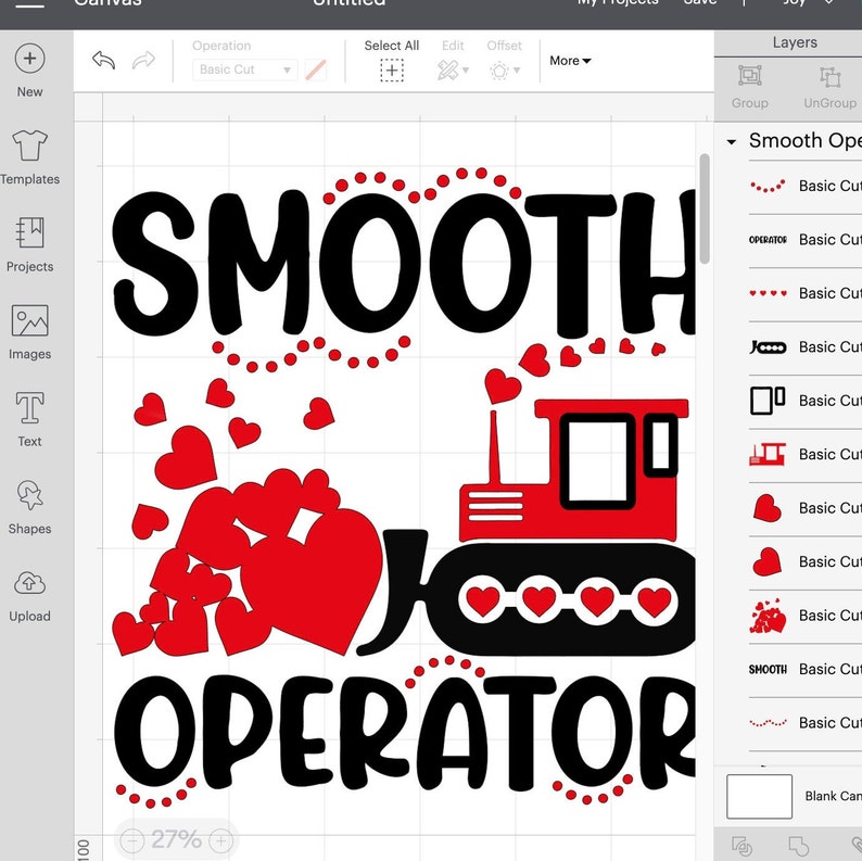 Boy Valentines SVG Smooth Operator SVG Construction | Etsy