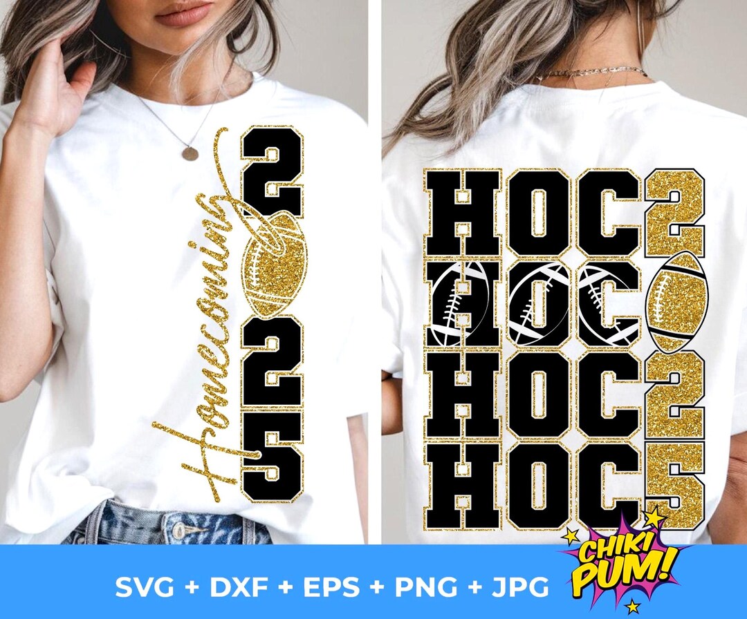 Hoco 2025 SVG PNG: Homecoming 2025 Reunion Shirt Design (digital ...