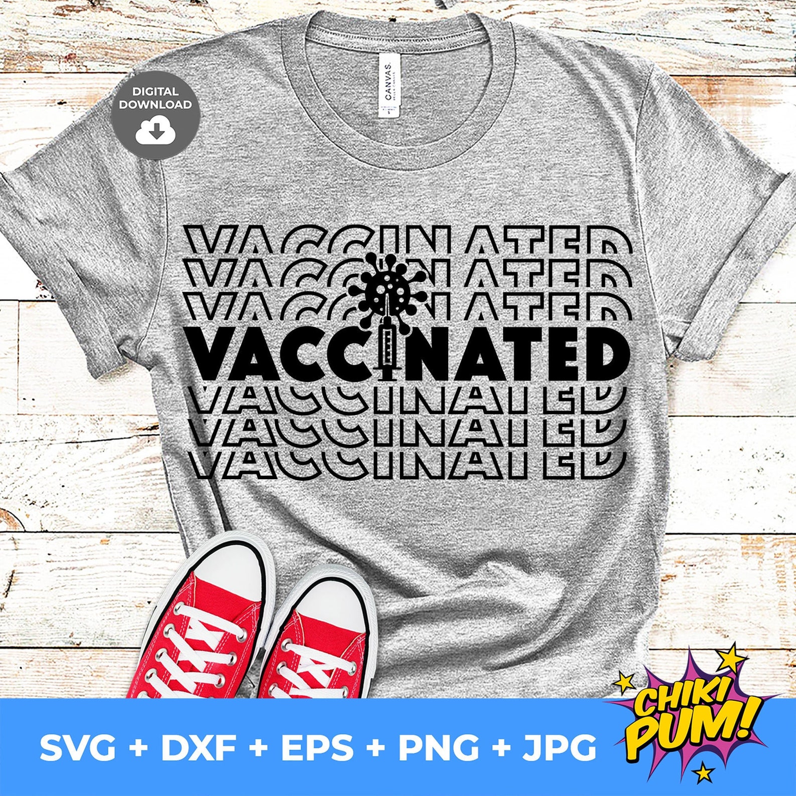 Vaccinated Svg Vaccine Svg Vaccine Shirt Svg Covid Cricut | Etsy