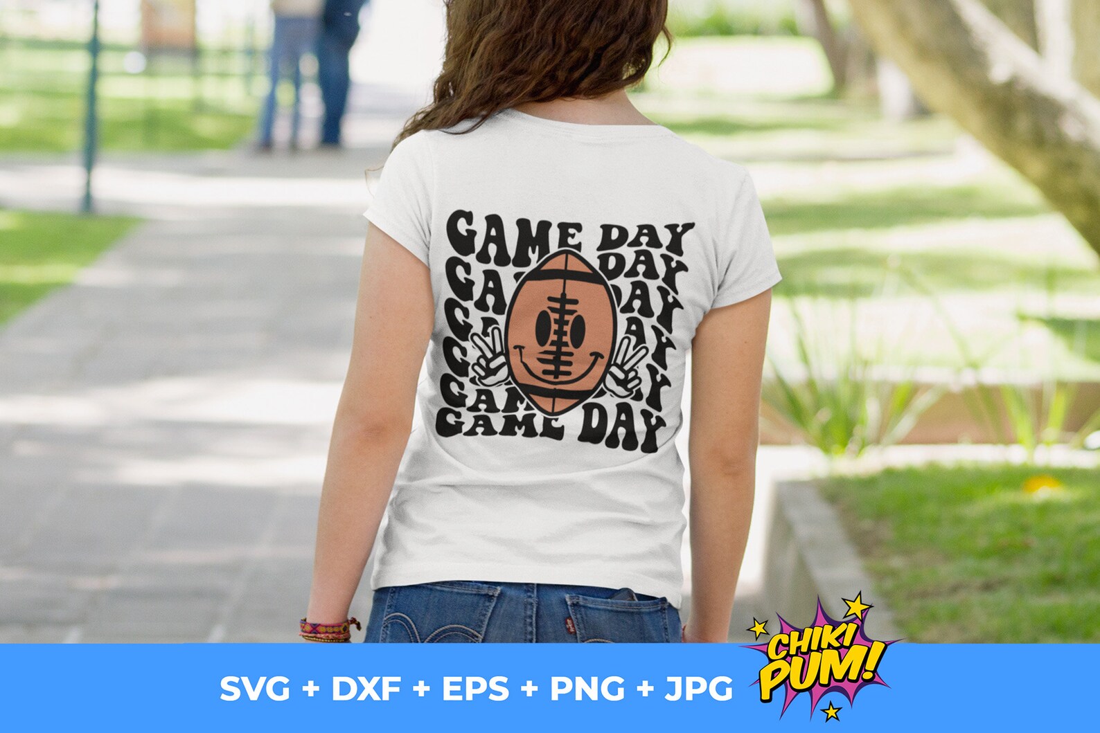 Retro Groovy Game Day Football Face SVG, PNG (digital Download) - Etsy