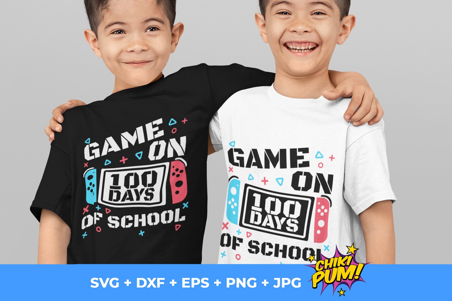 Game on 100 Days of School Svg, 100 Days of School Svg, Level 100 Days ...