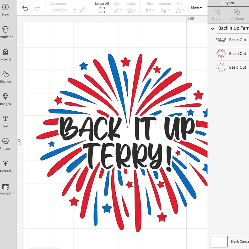 Back It up Terry Svg Put It in Reverse Svg America Svg Made | Etsy