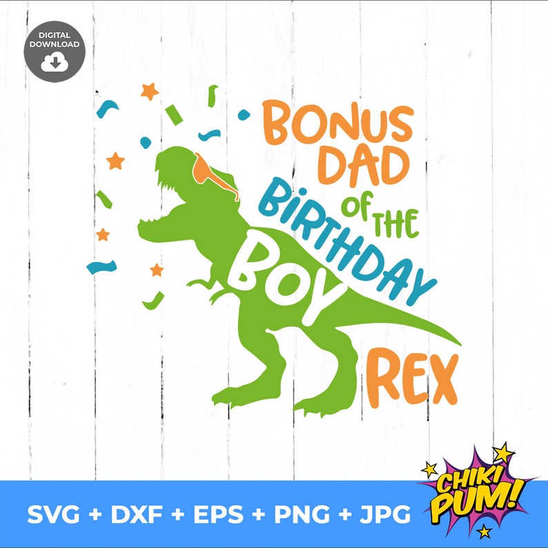Bonus Dad Svg Saurus Family Bundle T-rex Shirt Design T Rex | Etsy