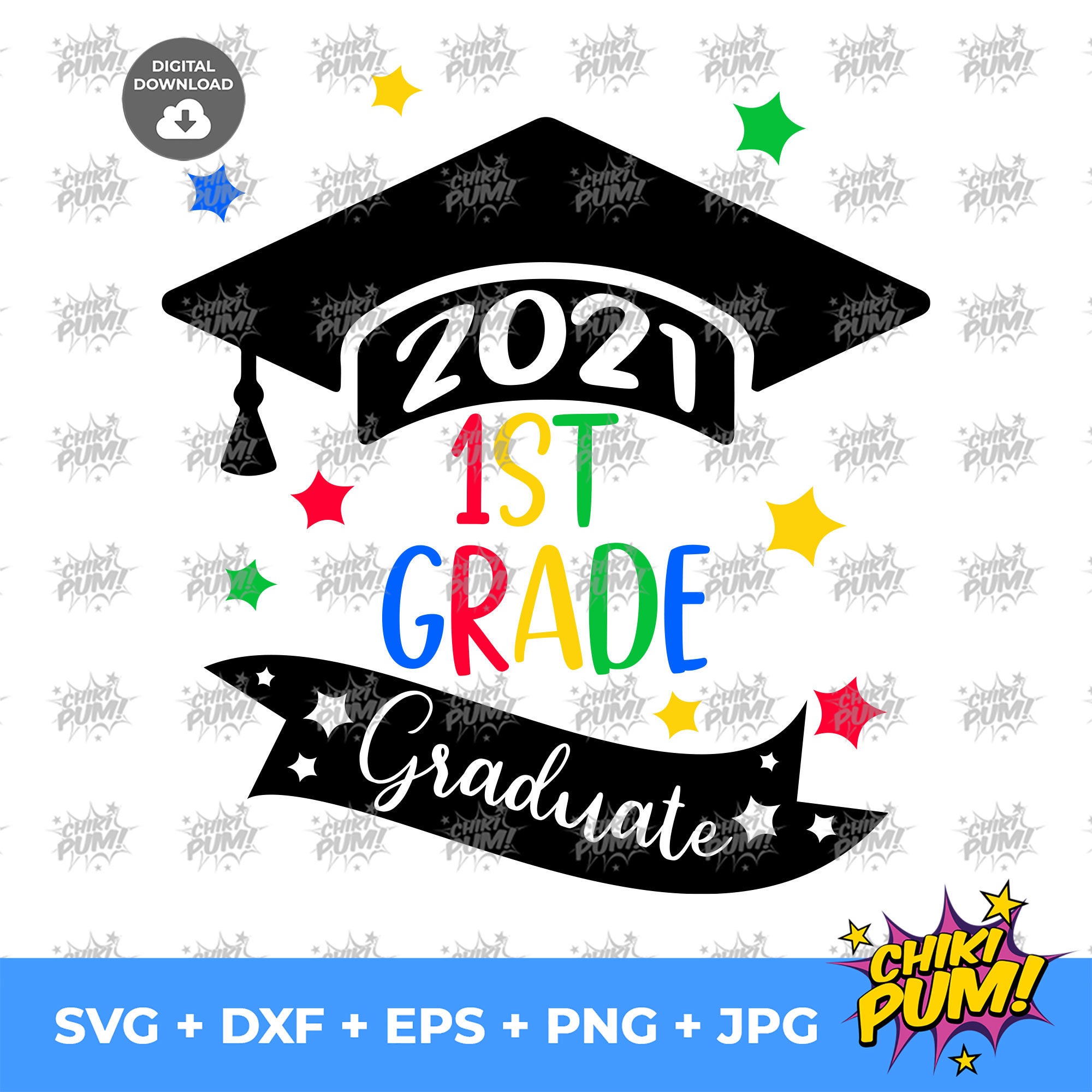 2021 1st Grade Graduate SVG 1st Grade Graduation SVG 1st | Etsy