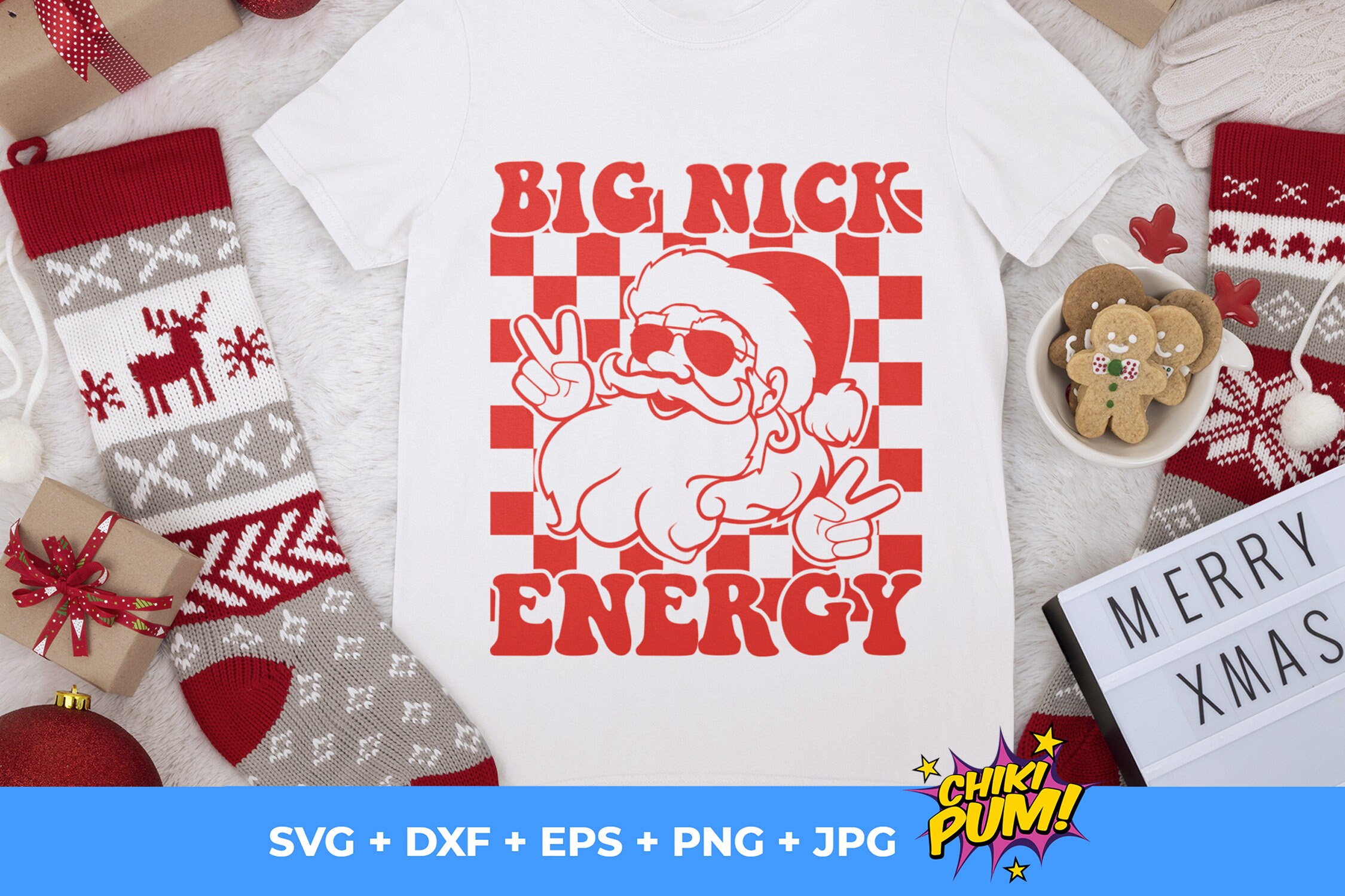 Big Nick Energy SVG Ugly Christmas Sweater SVG Funny - Etsy