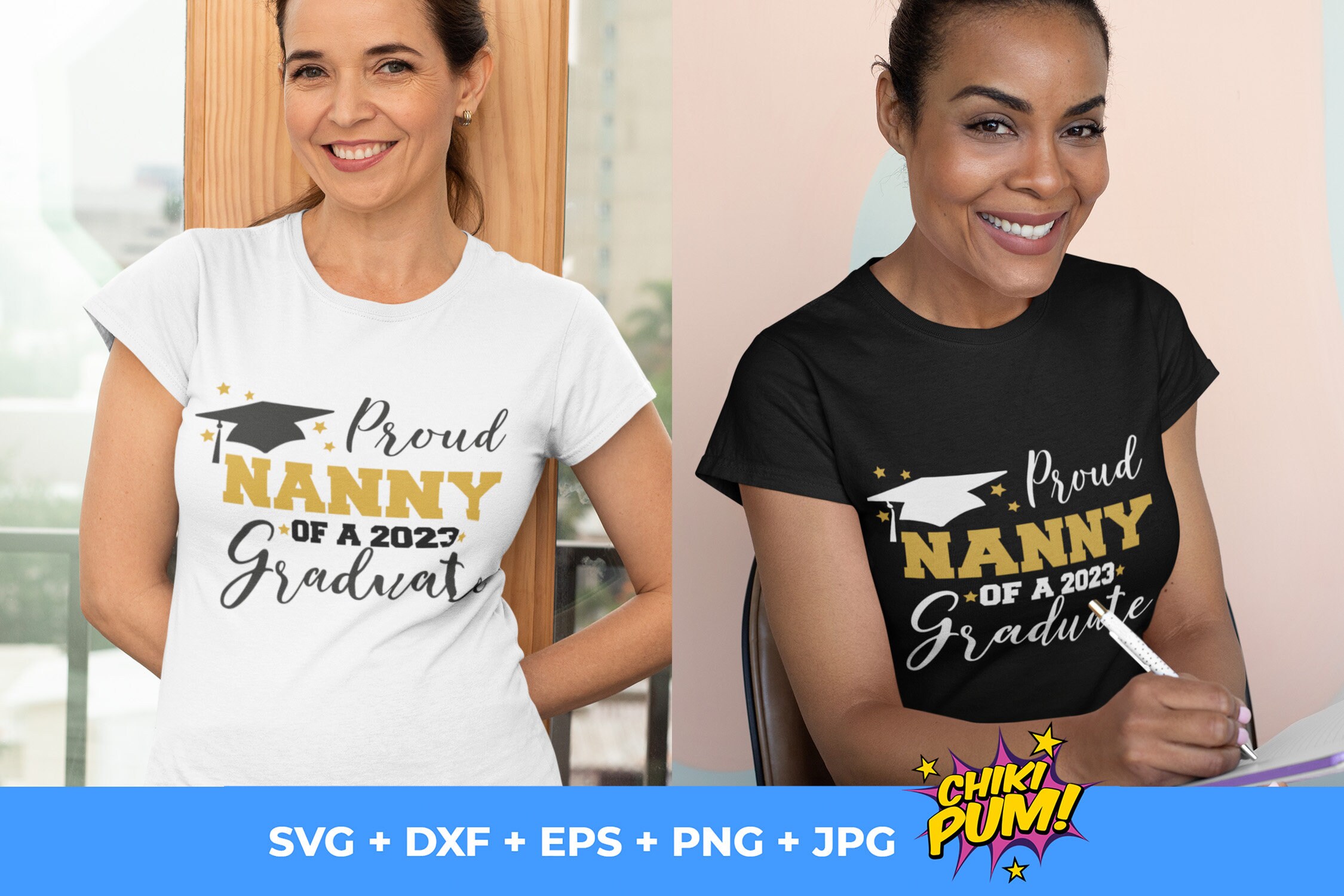 Proud Nanny of a 2023 Graduate SVG Graduation 2023 SVG Class - Etsy ...