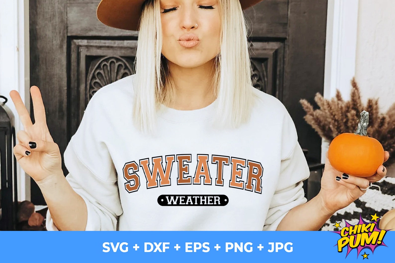 Sweater Weather Svg Autumn Svg Pumpkin Season Svg College - Etsy