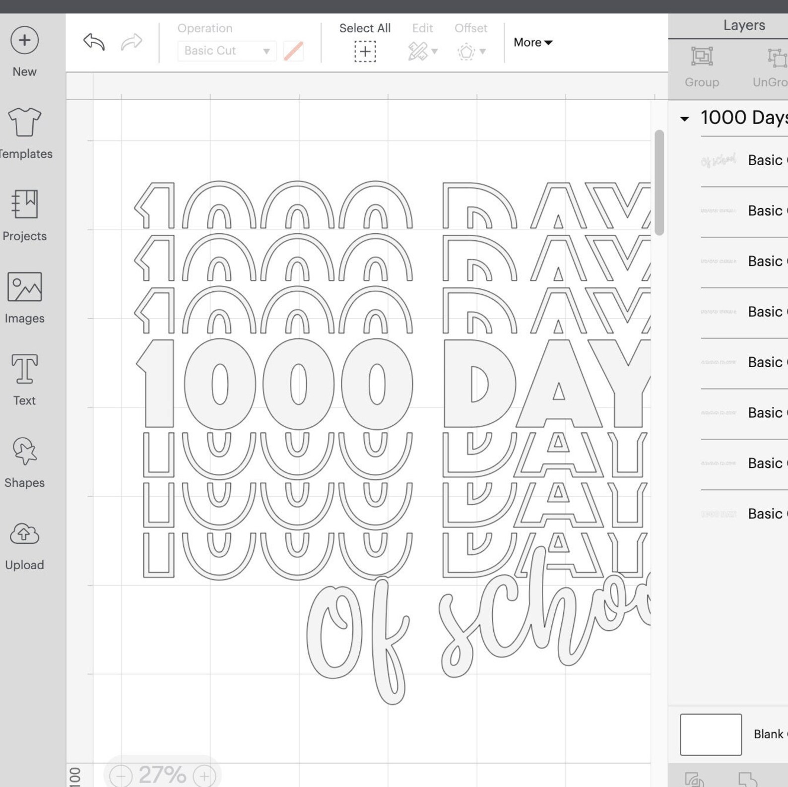 1000 Days of School 1000th Day of School 5th Grade Teacher | Etsy