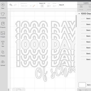 1000 Days of School, 1000th Day of School, 5th Grade, Teacher Svg, Png ...