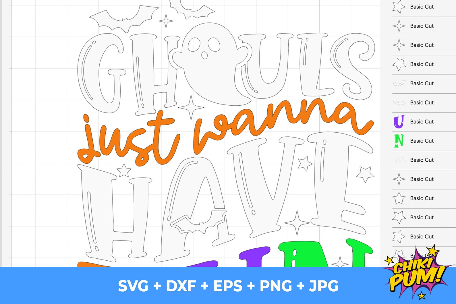 Ghouls Just Wanna Have Fun Svg Halloween Svg Cute Ghost Svg - Etsy