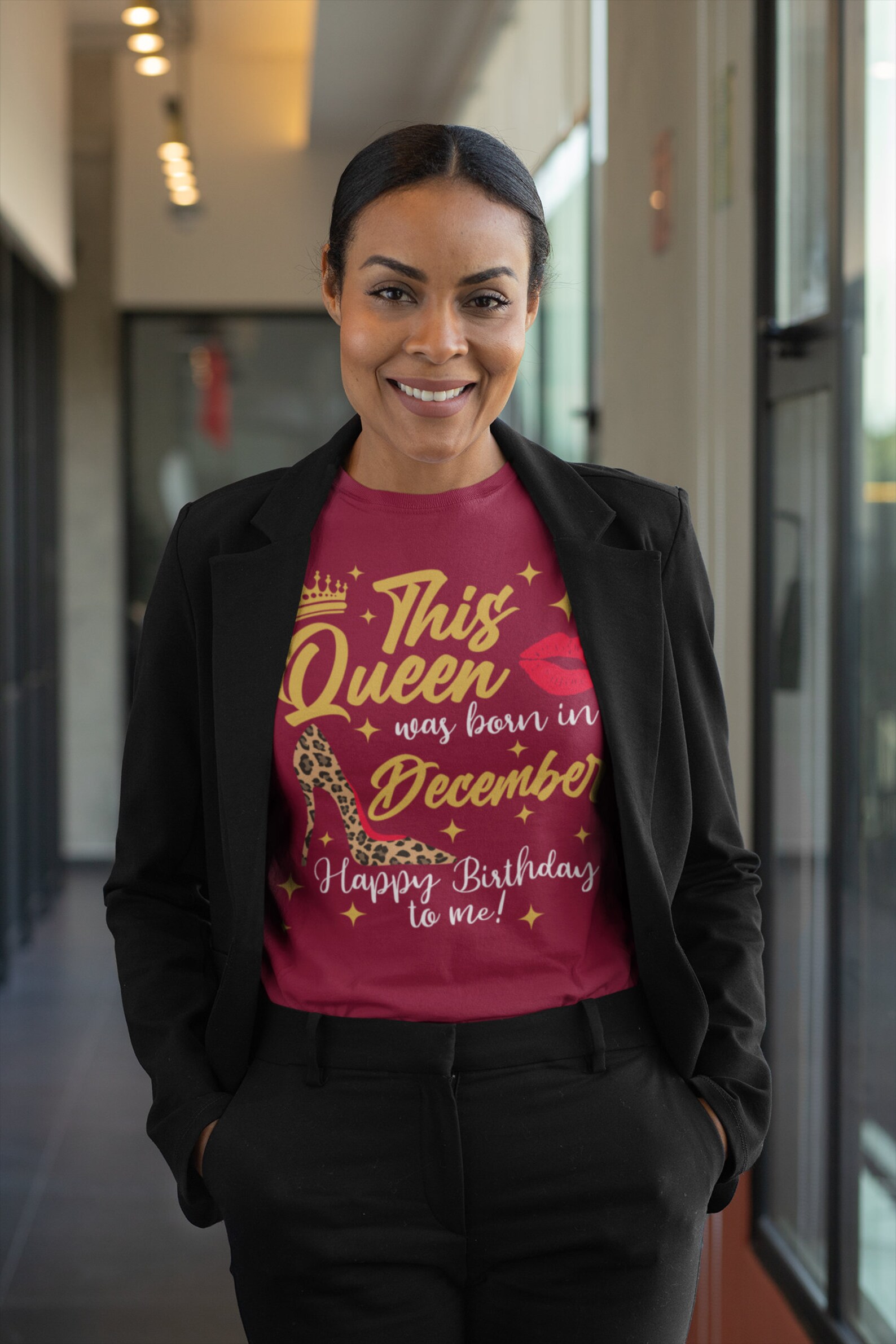 This Queen Was Born in December SVG Birthday Queen SVG | Etsy