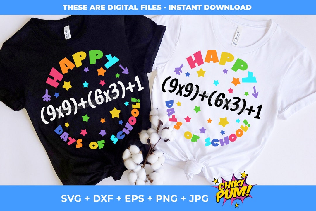 Math Formula 100 Days of School Svg, Happy 100 Days of School SVG ...