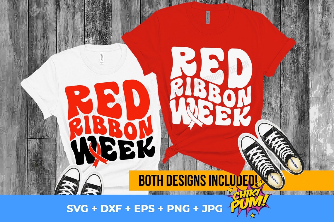 Red Ribbon Week Svg Png Say No to Drugs Say Yes to Kindness - Etsy