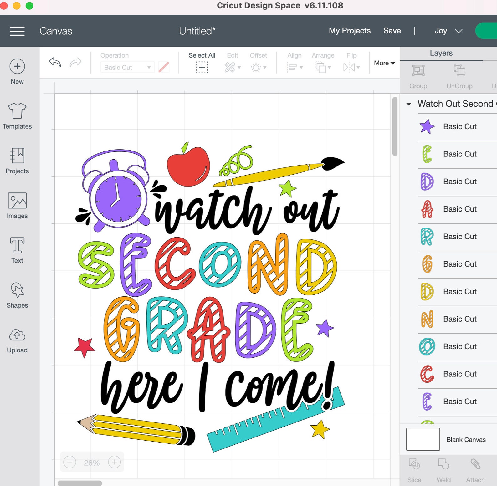 Watch Out Second Grade Here I Come Svg Second Grade SVG File - Etsy