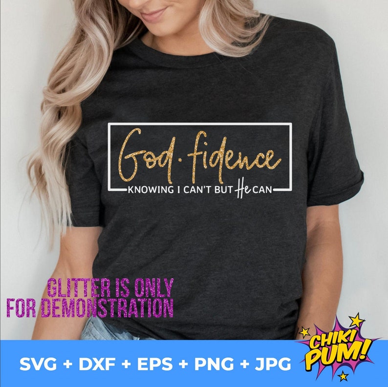 Godfidence Svg God Fidence Svg Cute Christian Svg Hand - Etsy
