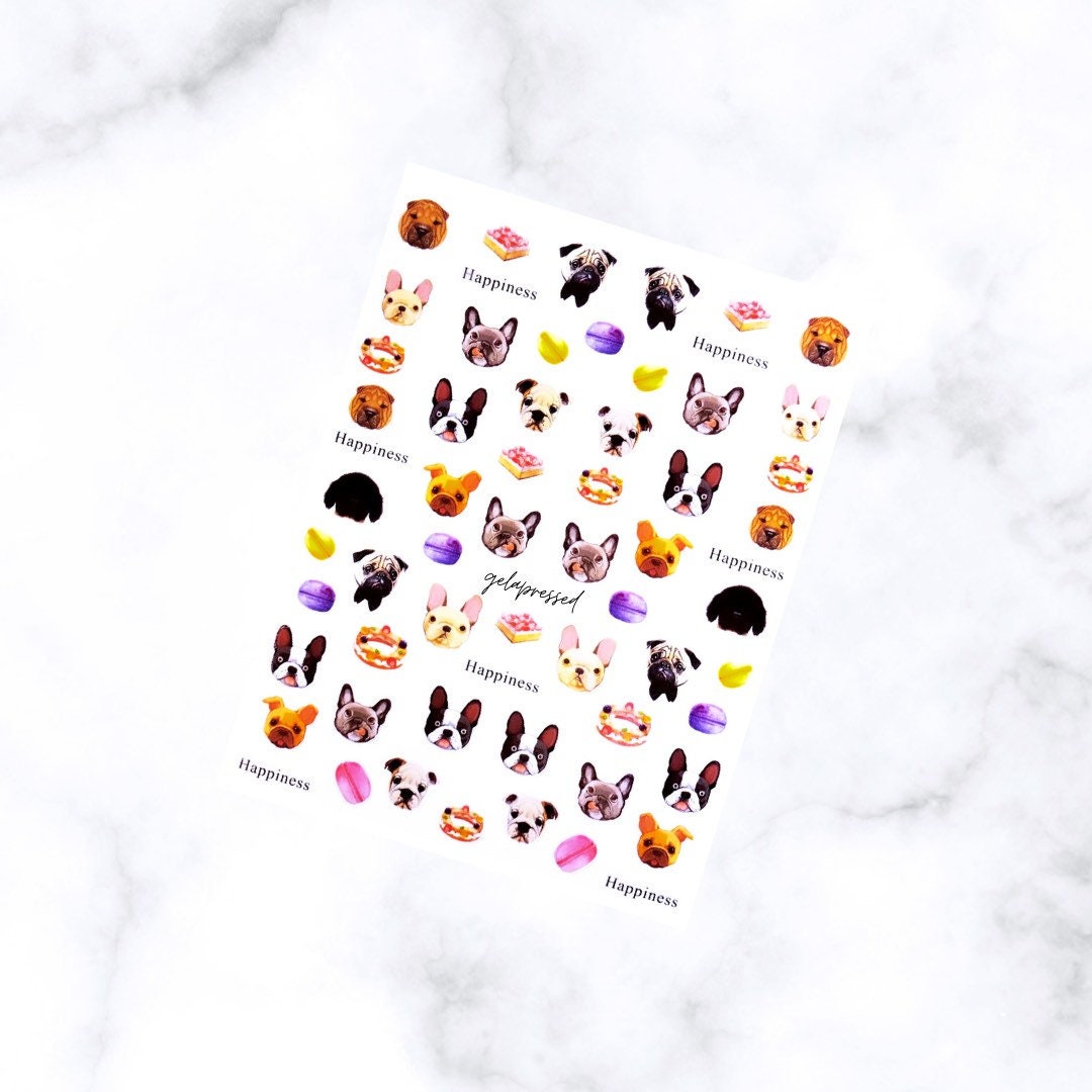 Fur Babies Nail Art Stickers - Etsy