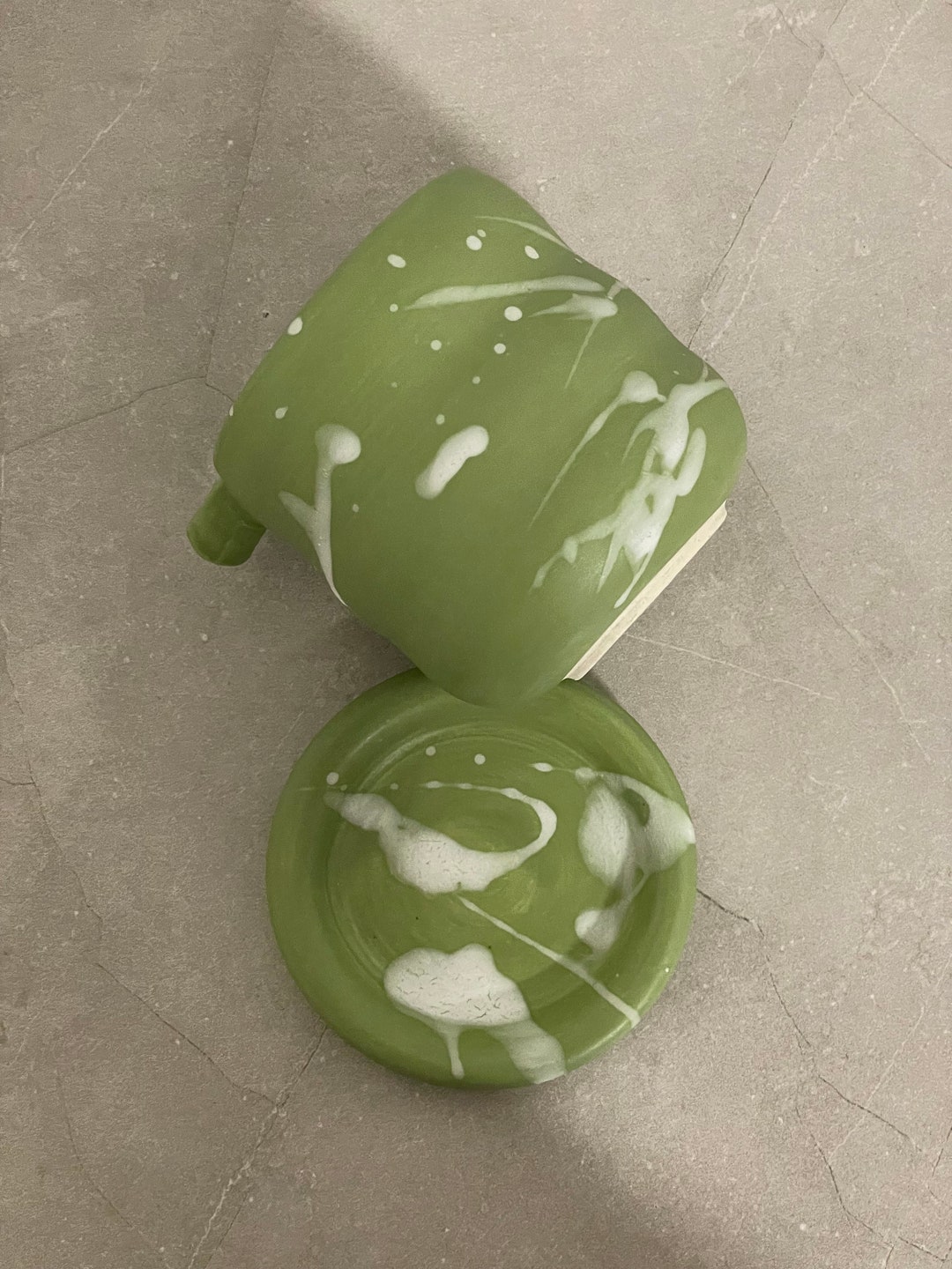 Handmade Ceramic Ashtray Spring Green - Etsy