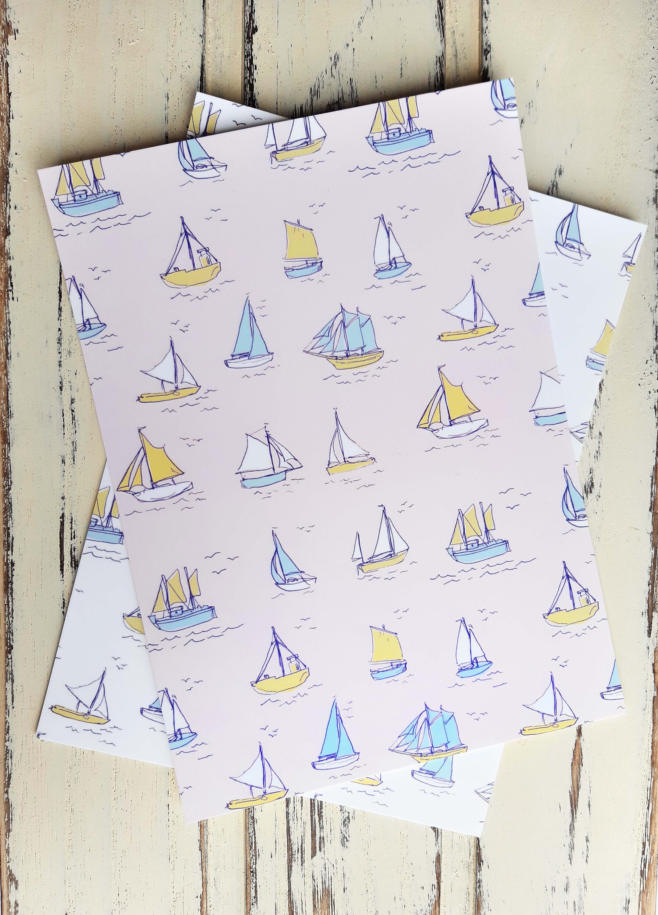 Sailing Boat greetings cards and postcards to send to dinghy or yacht ...