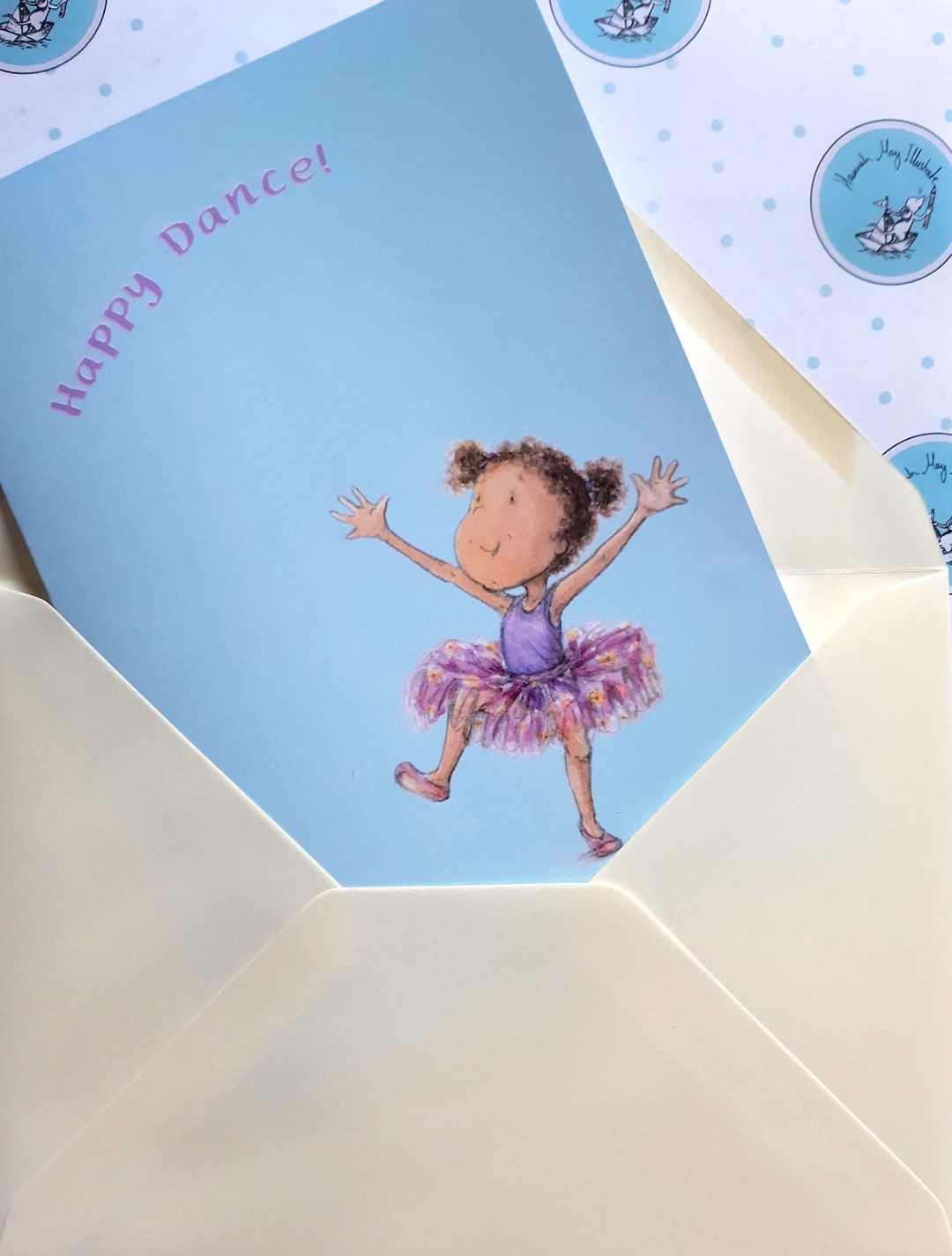 Happy Dance Feel-good Dance Card. Spread a Little Happiness - Etsy