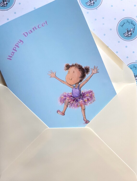 Happy Dance Feel-good Dance Card. Spread a Little Happiness | Etsy