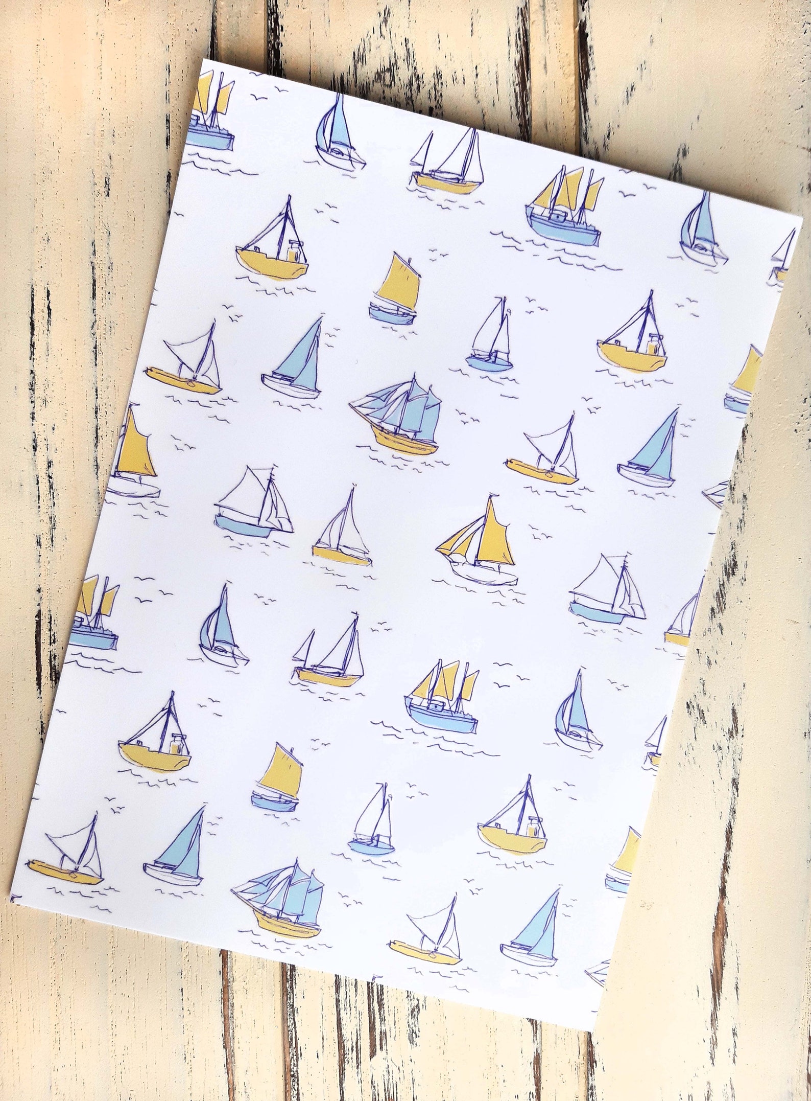 Sailing Boat greetings cards and postcards to send to dinghy or yacht ...