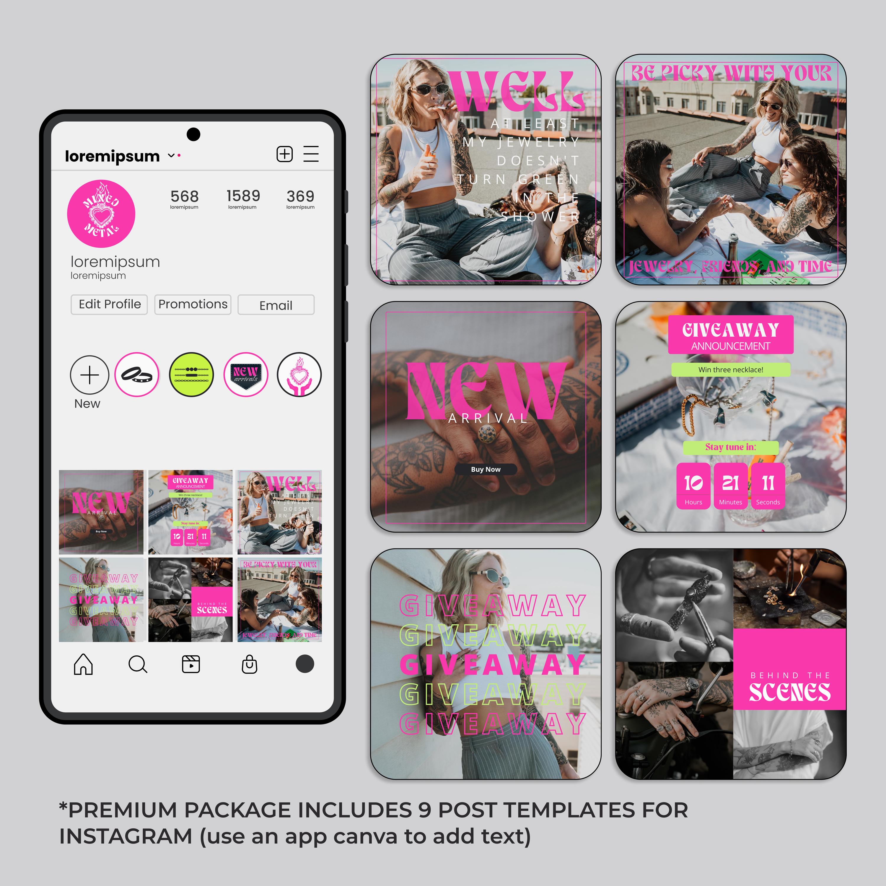 Instagram Post Templates | Custom Canva Designs for Small Business - Etsy