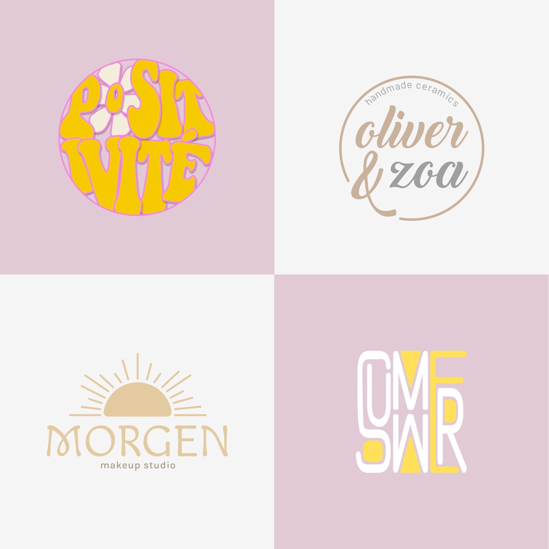 Custom Logo Design, Hand Drawn Logo, Branding Package, Branding Kit ...