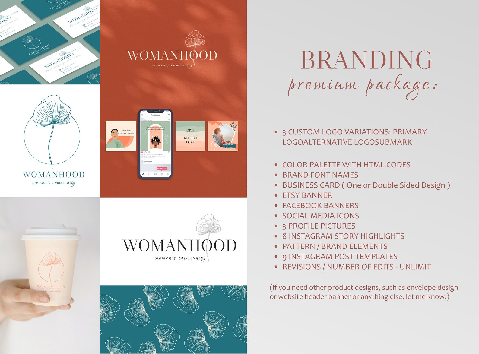 Custom Brand Identity, Logo Design Suite for Your Business Professional ...