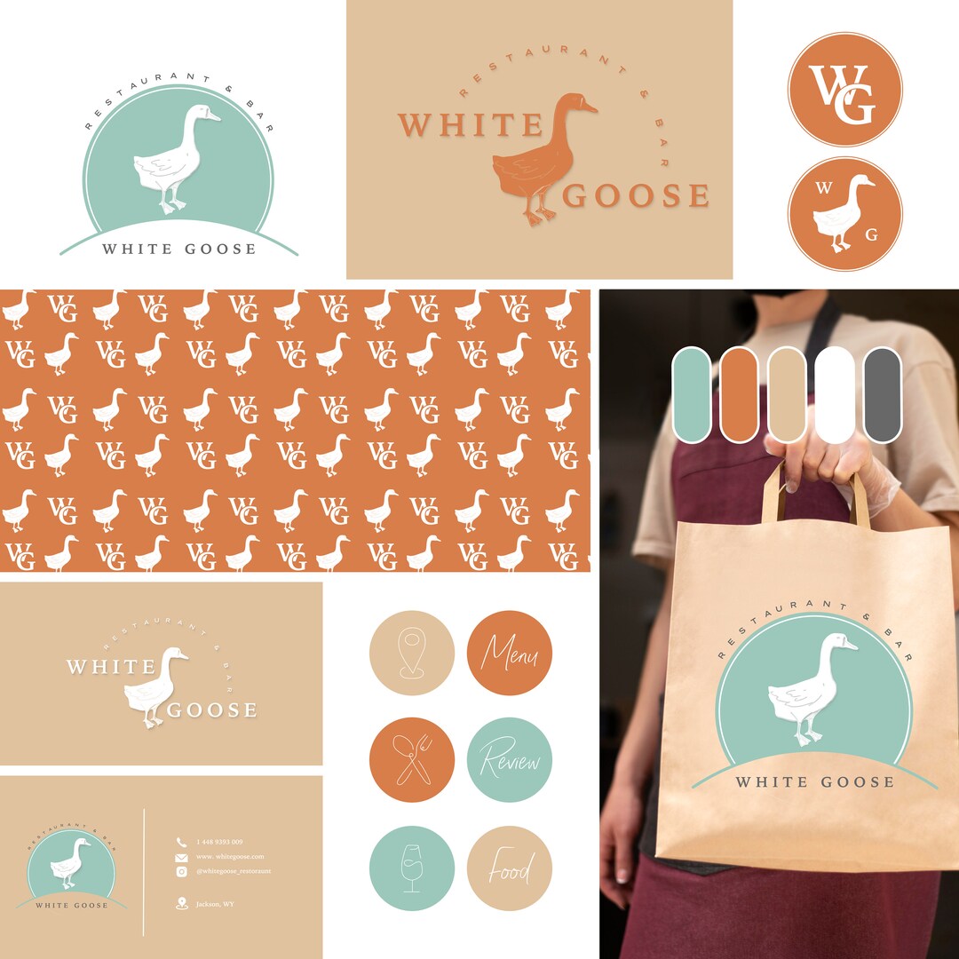 Complete Custom Branding Package: Business Card, Restaurant Kit ...