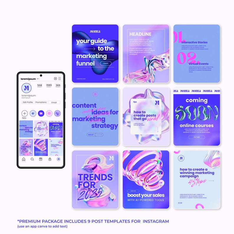 Instagram Post Templates | Custom Canva Designs for Small Business - Etsy