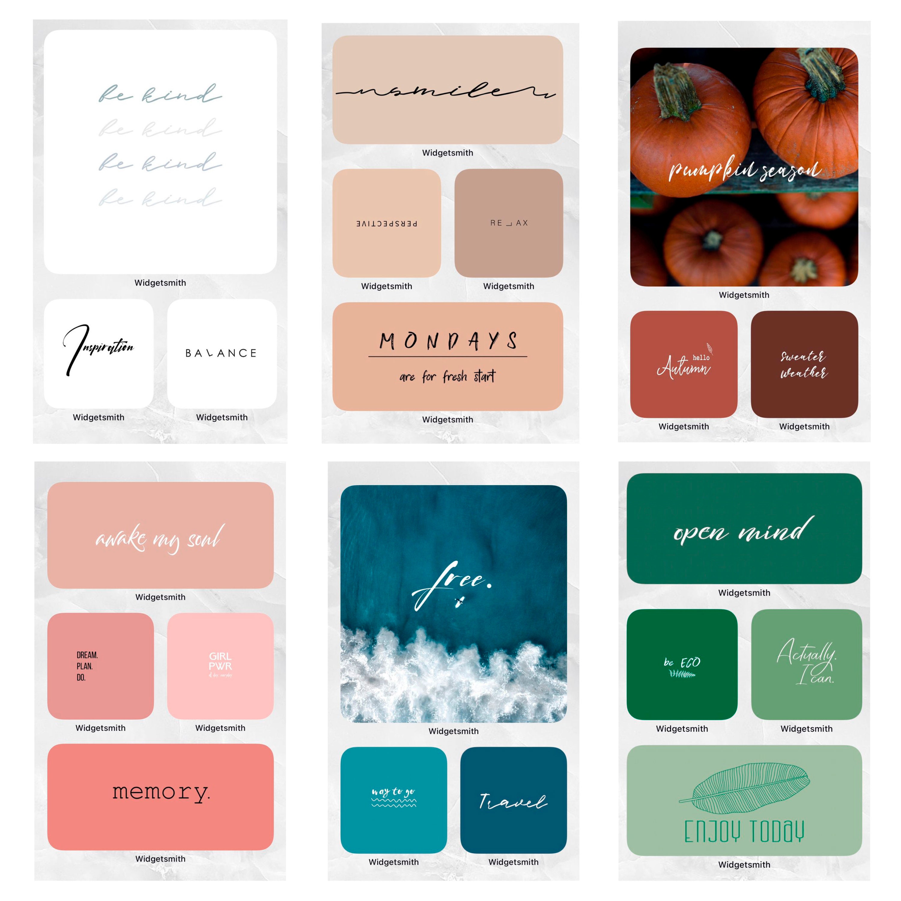 Ios 14 Widget Photos | 50 Aesthetic Motivational Quotes (PNG) - Etsy