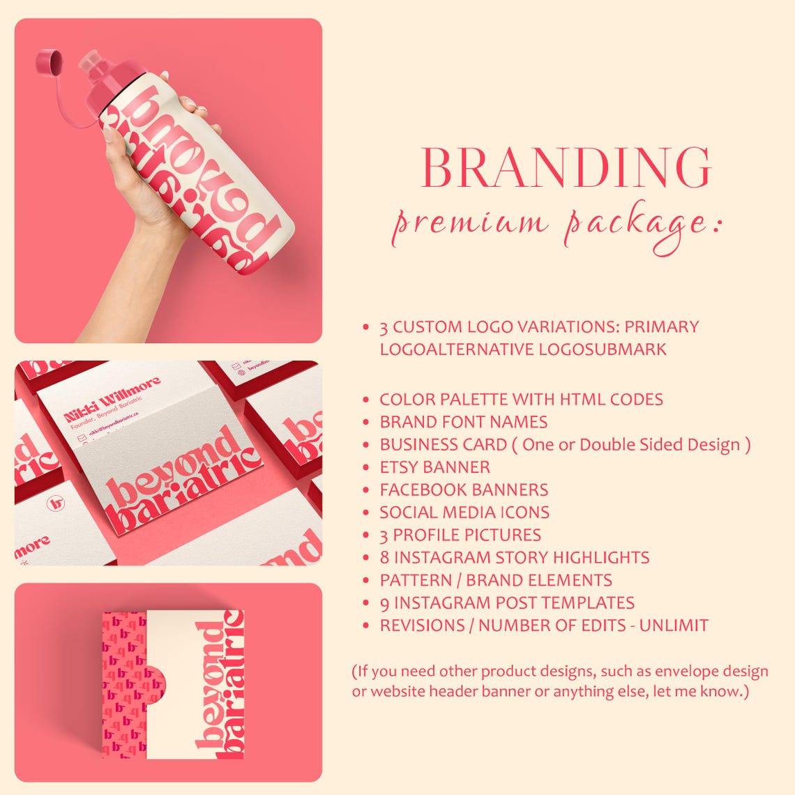 Custom Branding & Logo Design Package: Unique Business Identity ...