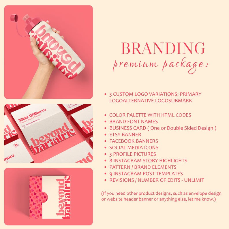 Custom Branding & Logo Design Package: Unique Business Identity ...
