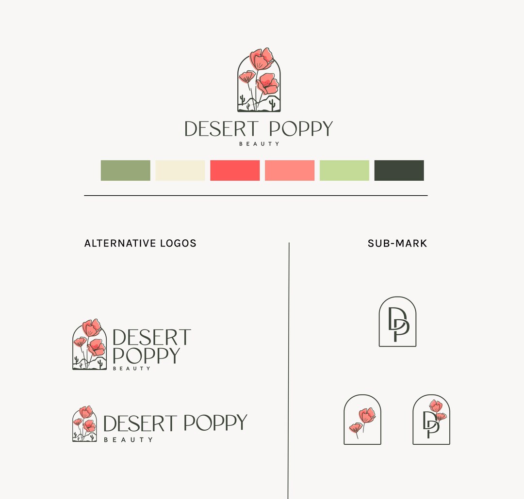 Custom Logo Design, Hand Drawn Logo, Branding Package, Branding Kit ...