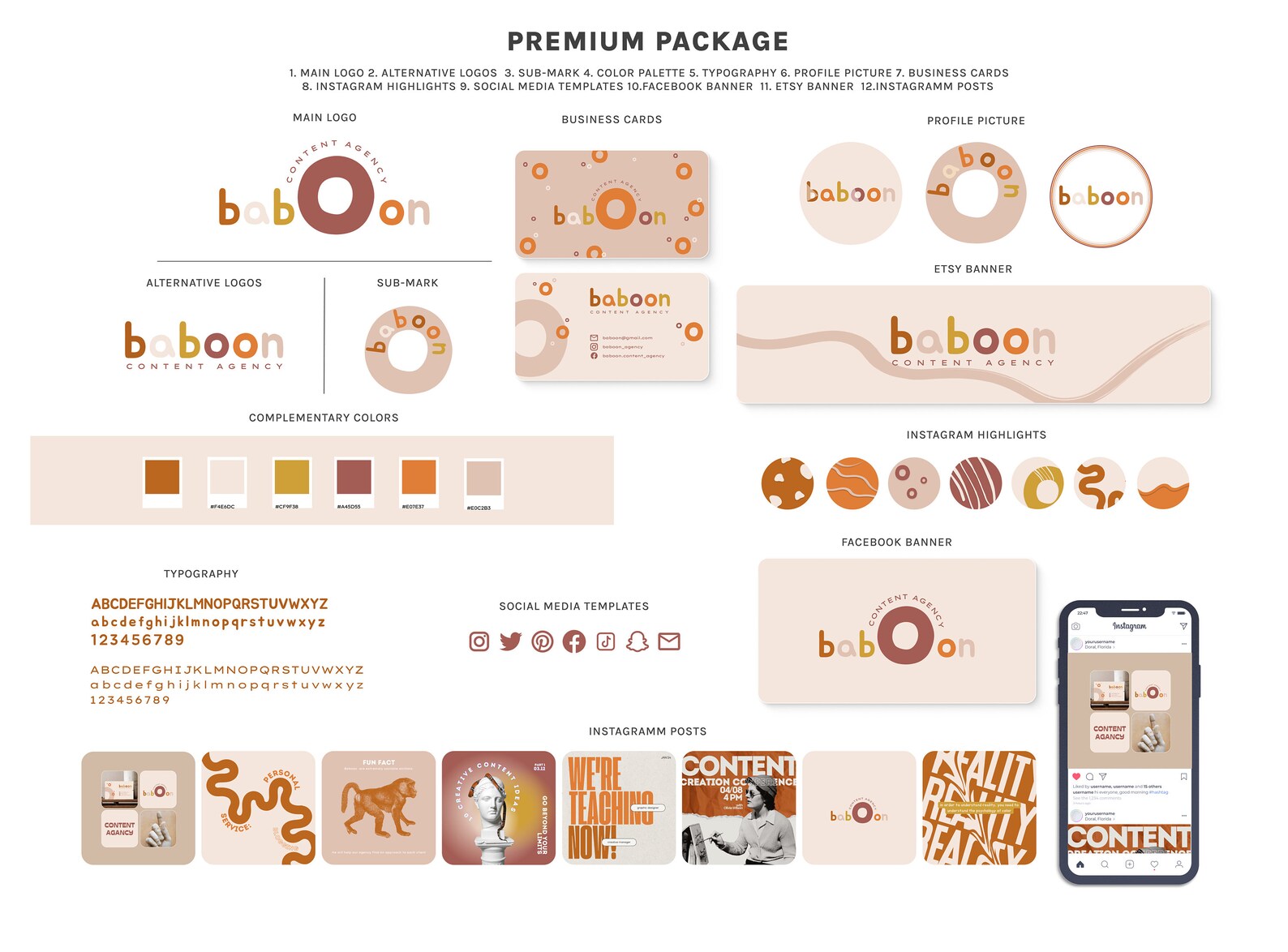 Custom Brand Identity, Logo Design Suite for Your Business Professional ...