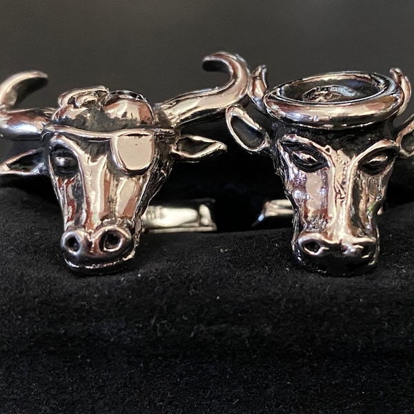 Longhorn Cow Cufflinks - Etsy
