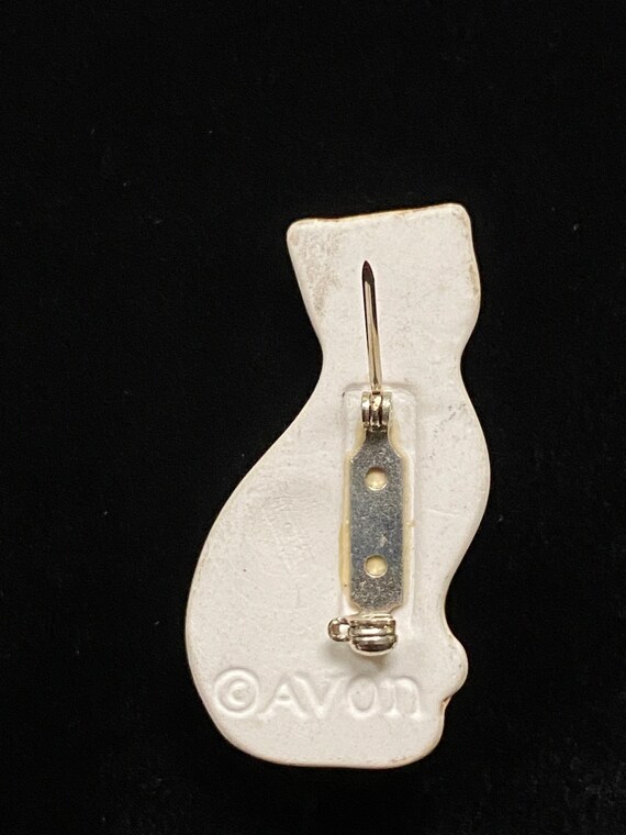 Vintage Avon Porcelain Siamese Cat Brooch/Pin, Hand P… - Gem