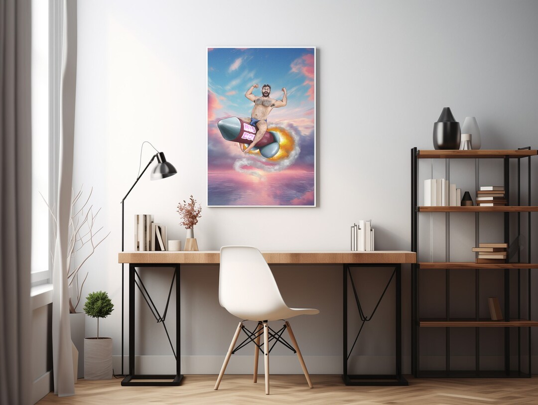 Art Print "big Boy", Premium Matt Paper, Various Formats, Art for Men ...