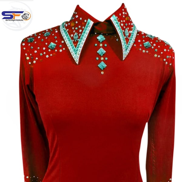 Red Western Rail Shirt - Etsy