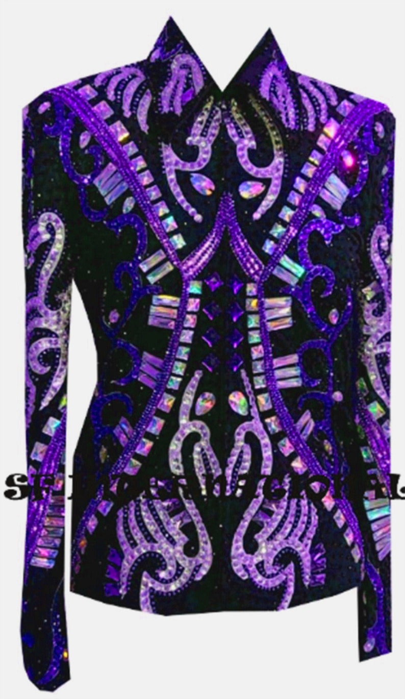 Women's Western Purple Rodeo Queen Showmanship - Etsy