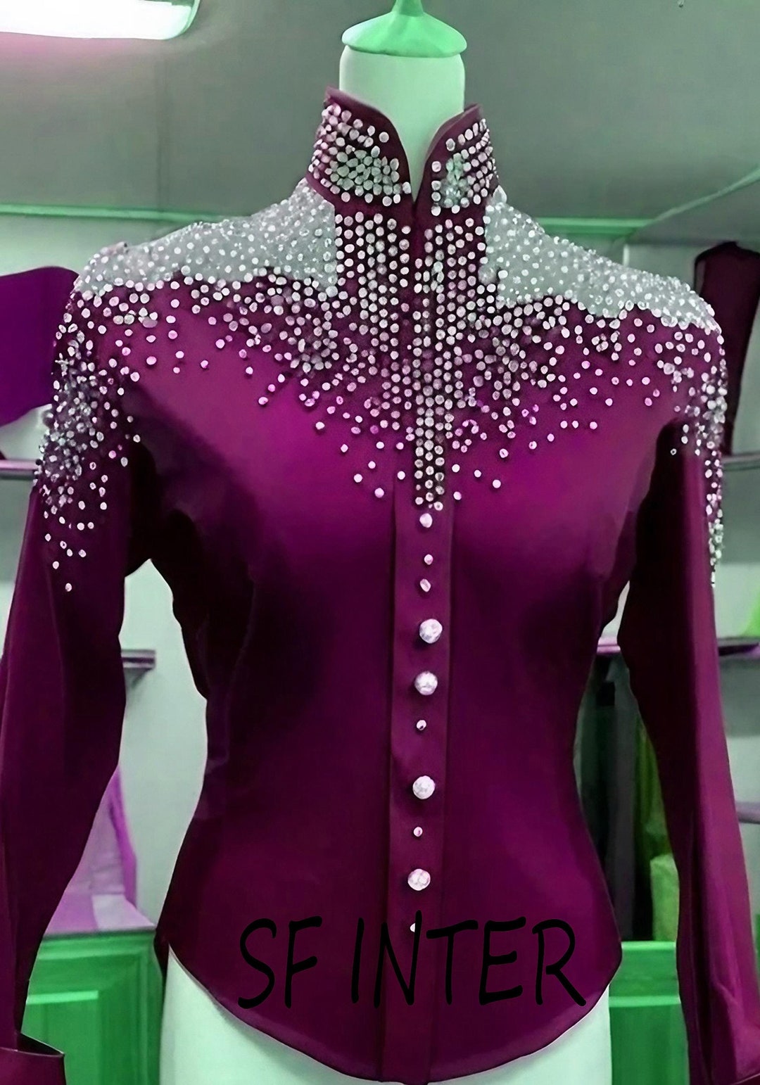 Women's Western Show Shirt: Custom Rodeo Queen Showmanship Clothes - Etsy