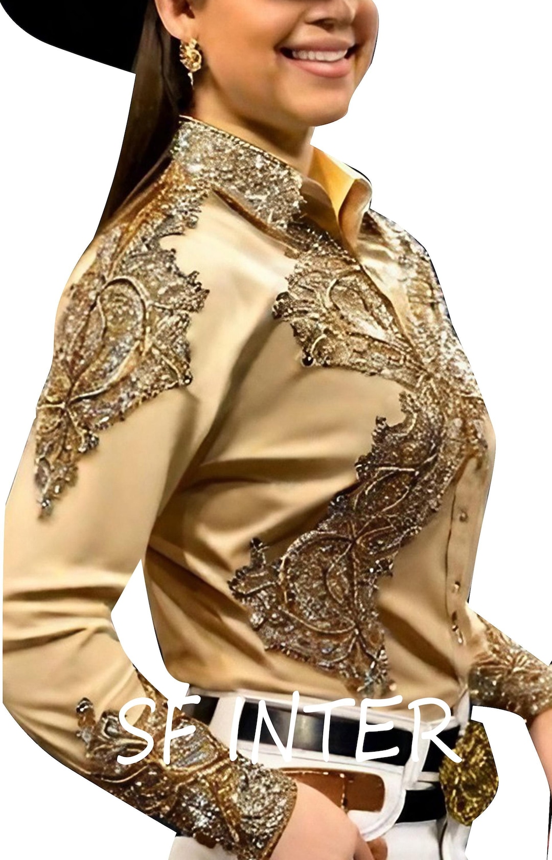 Women's Western Show Shirt: Custom Rodeo Queen Shirt - Etsy